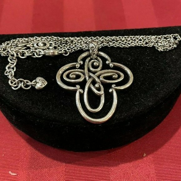 Jewelry | Brighton Celtic Knot Cross Infinity Necklace | Poshmark